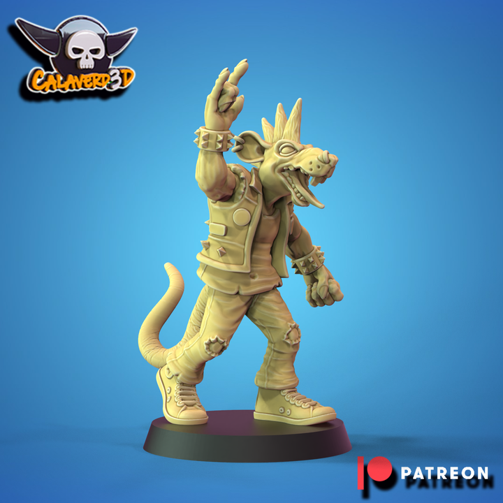 3D Printable Punk rats team - December 2024 by Calaverd3D