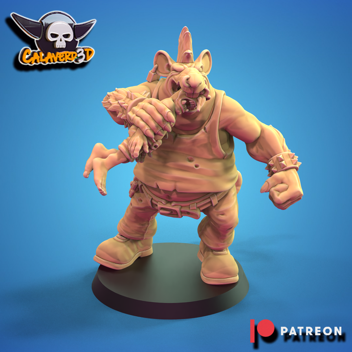 3D Printable Punk rats team - December 2024 by Calaverd3D