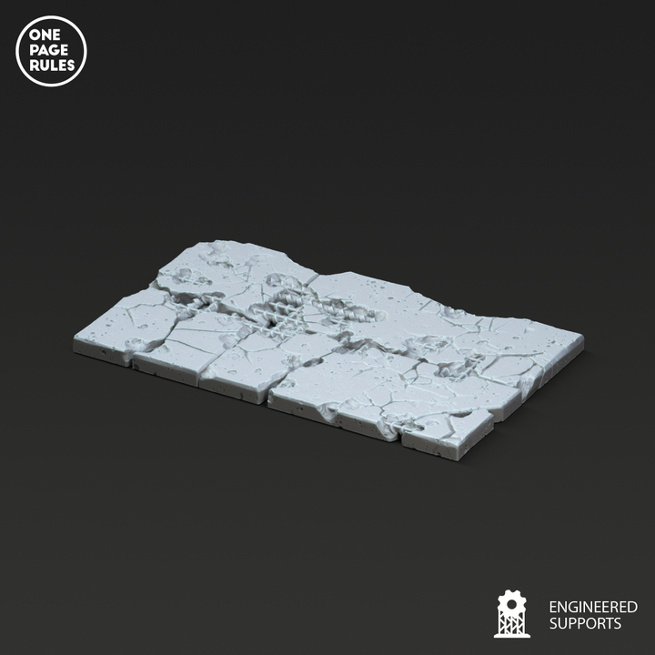 3D Printable Urban Ruins Terrain by One Page Rules
