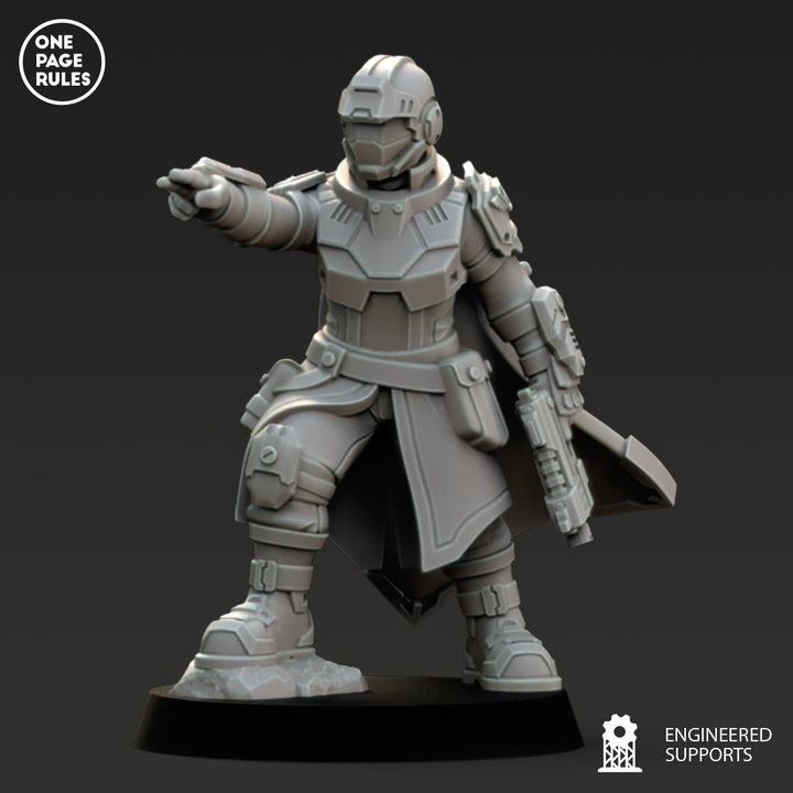 3D Printable Company Leader (Commander) - Human Defense Force by One ...