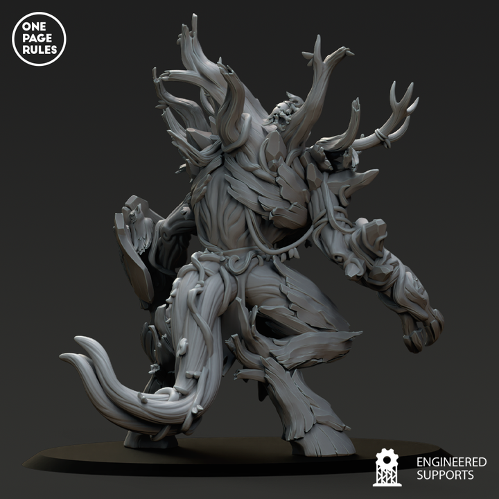 3D Printable Tree Giant - Wood Elves by One Page Rules