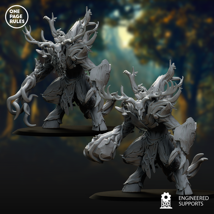 3D Printable Tree Giant - Wood Elves by One Page Rules