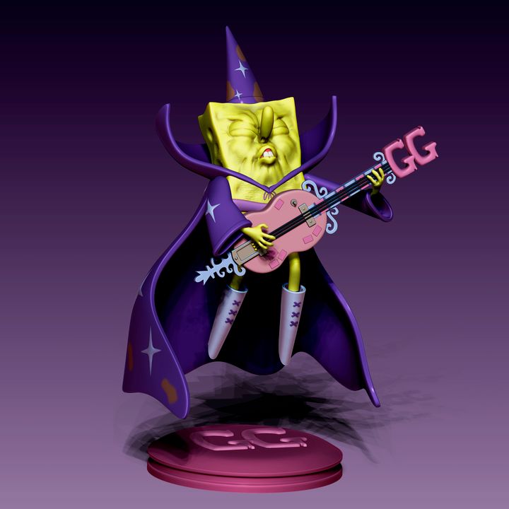 3D Printable SpongeBob SquarePants by Denis
