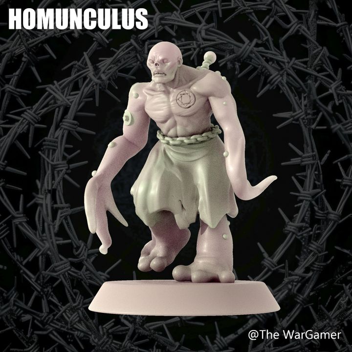 3D Printable Homunculus by The WarGamer
