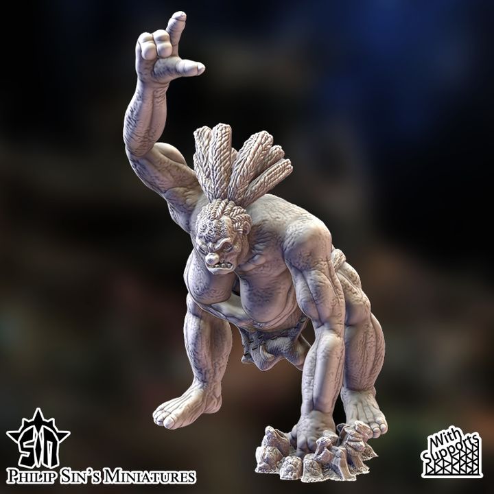 3D Printable Female Giant by Philip Sin's Miniatures