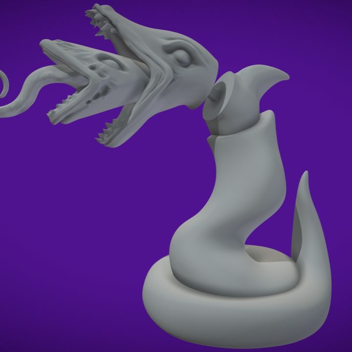 3D Printable Sandworm stl file beetlejuice fan art Tim Burton by david ...