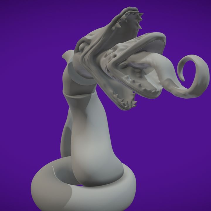3D Printable Sandworm stl file beetlejuice fan art Tim Burton by david ...