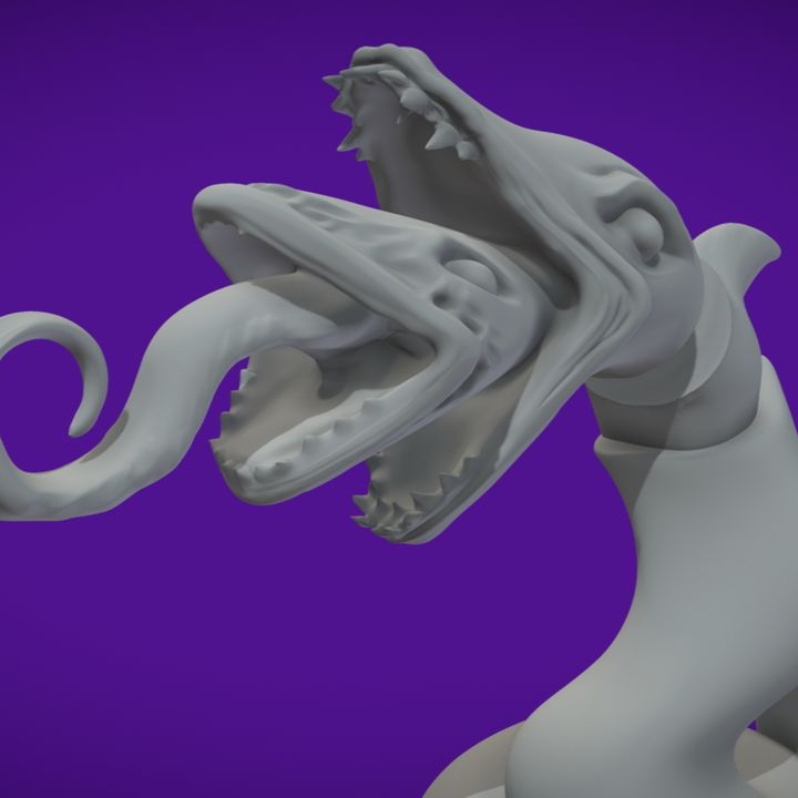 3D Printable Sandworm stl file beetlejuice fan art Tim Burton by david ...