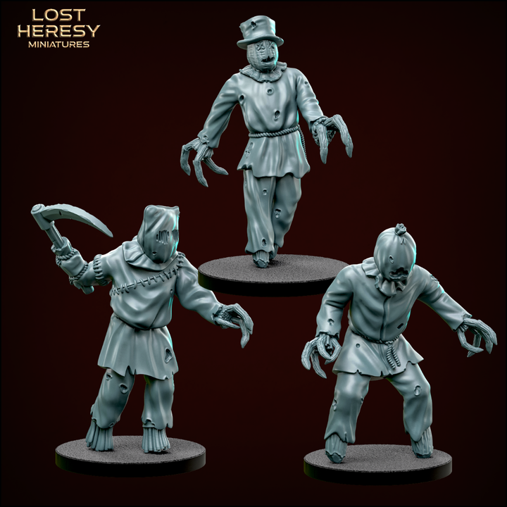 3D Printable Living Scarecrows by Lost Heresy Miniatures