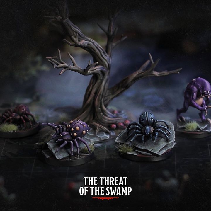 3D Printable The Threat of the Swamp - PCs + Monsters + terrains + 5e ...
