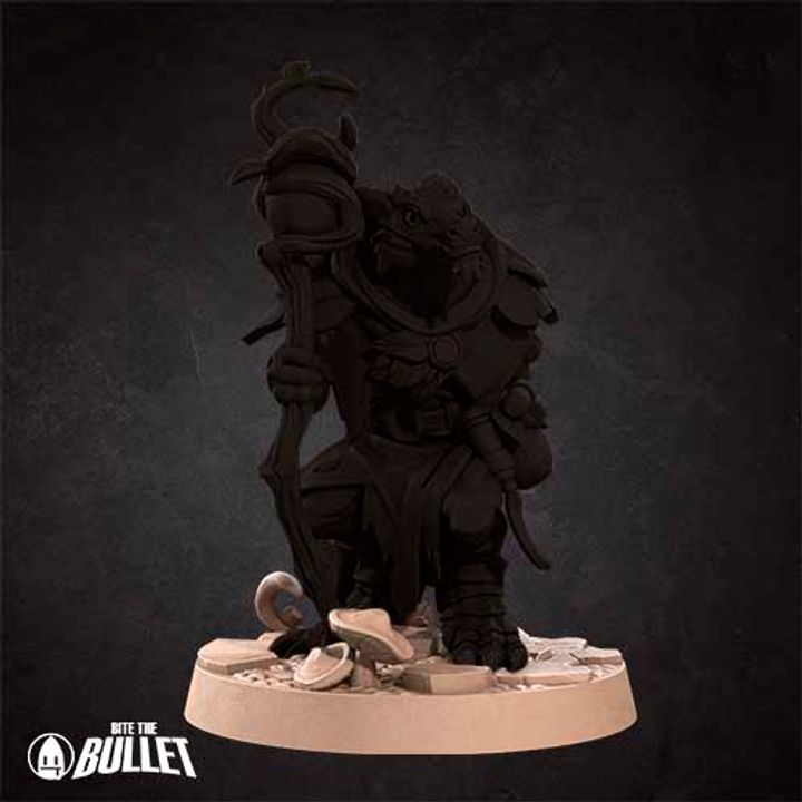 3D Printable Kobold Druid (DnD) by Bite the Bullet