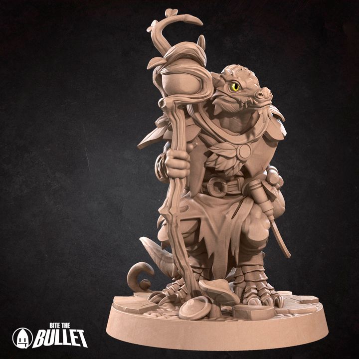 3D Printable Kobold Druid (DnD) by Bite the Bullet