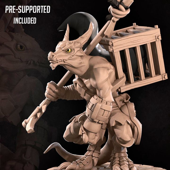 3D Printable Kobold Inventor (DnD) by Bite the Bullet