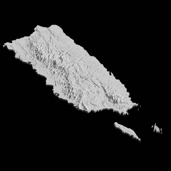 3D Printable USA State of Puerto Rico Topographic Map - 3D Terrain ...