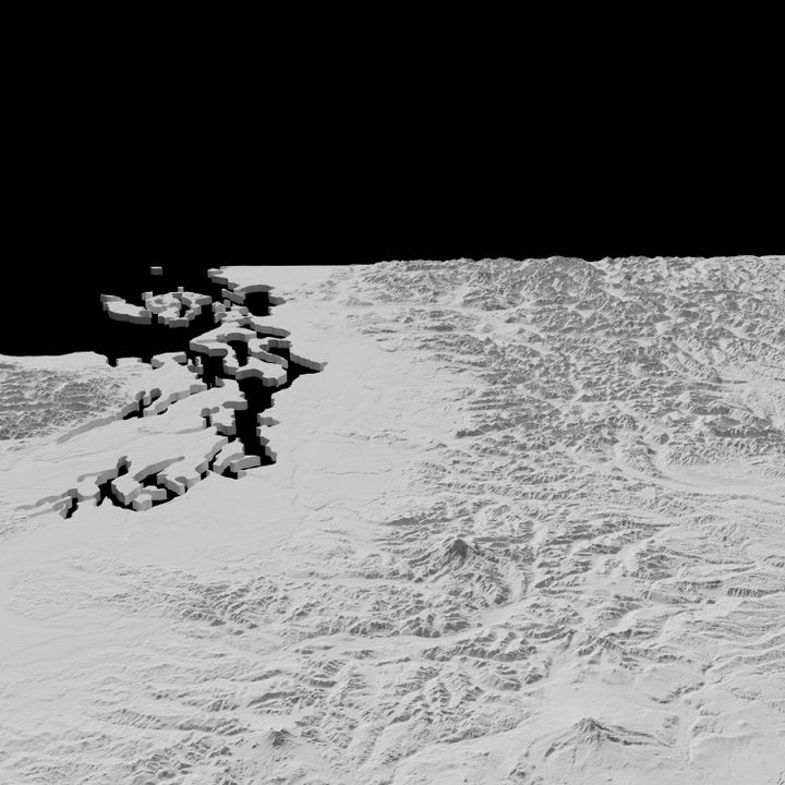 3D Printable USA State of Washington Topographic Map - 3D Terrain ...