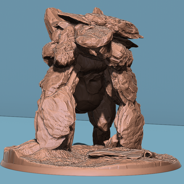 3D Printable Elemental Titans by Little Shop of Sigil