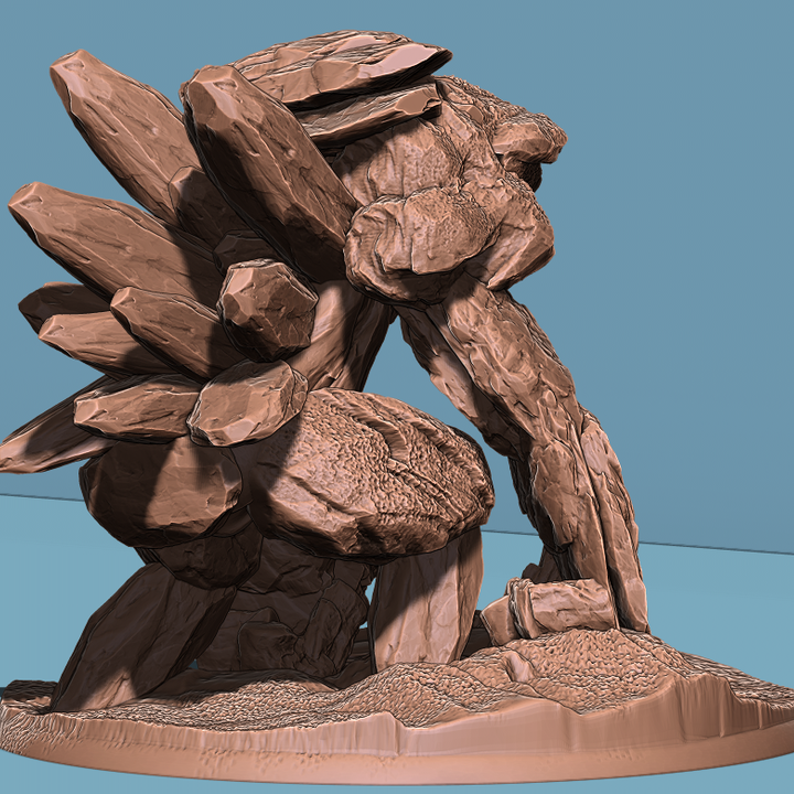 3D Printable Elemental Titans by Little Shop of Sigil