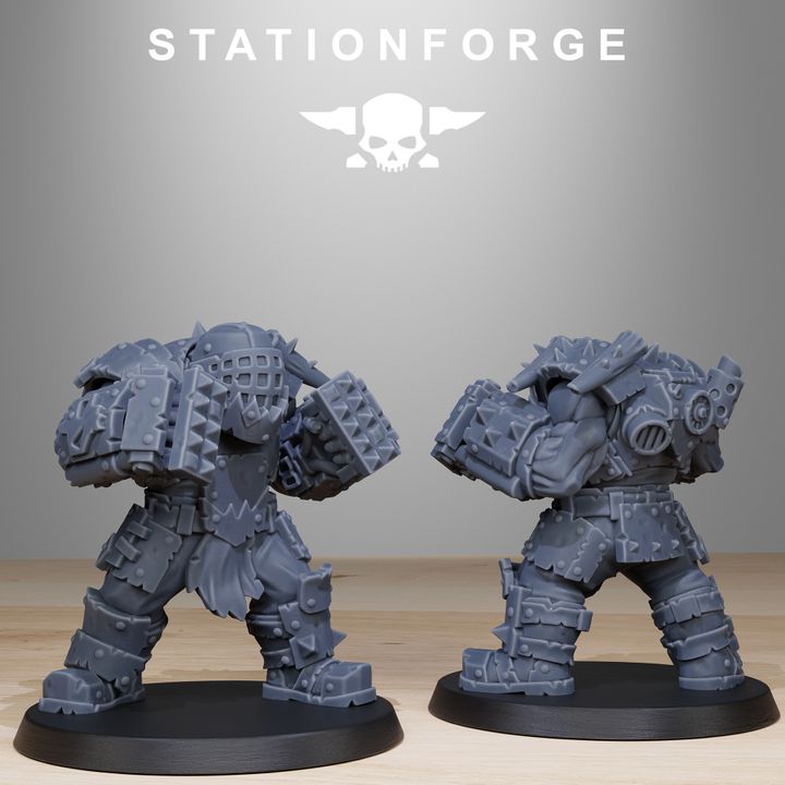 3D Printable Orkaz Smashers by Station Forge