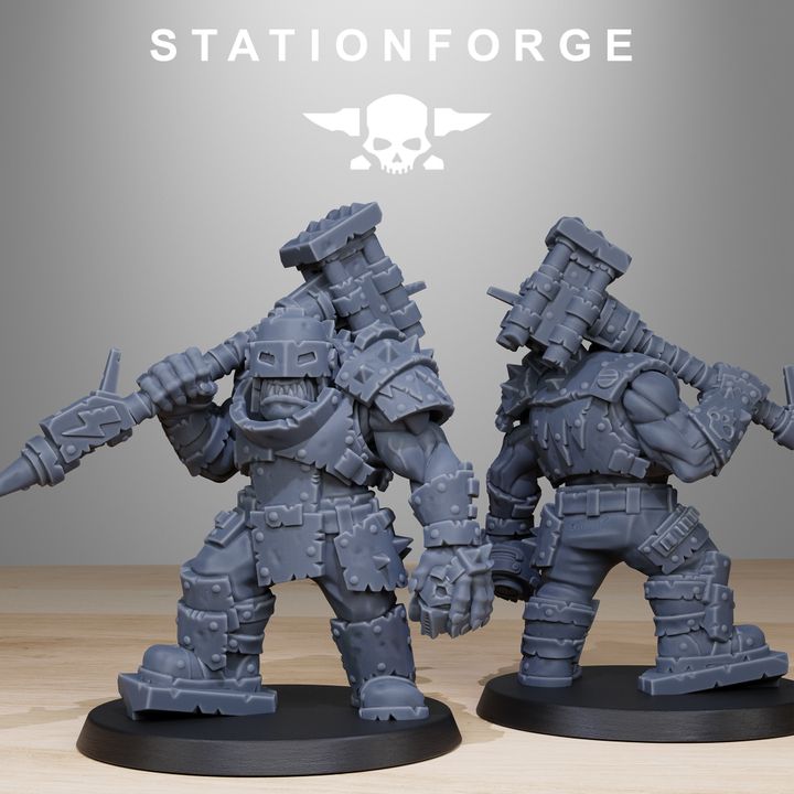 3D Printable Orkaz Smashers by Station Forge