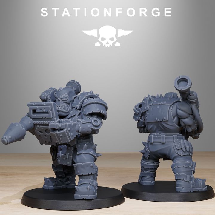 3D Printable Orkaz Smashers by Station Forge