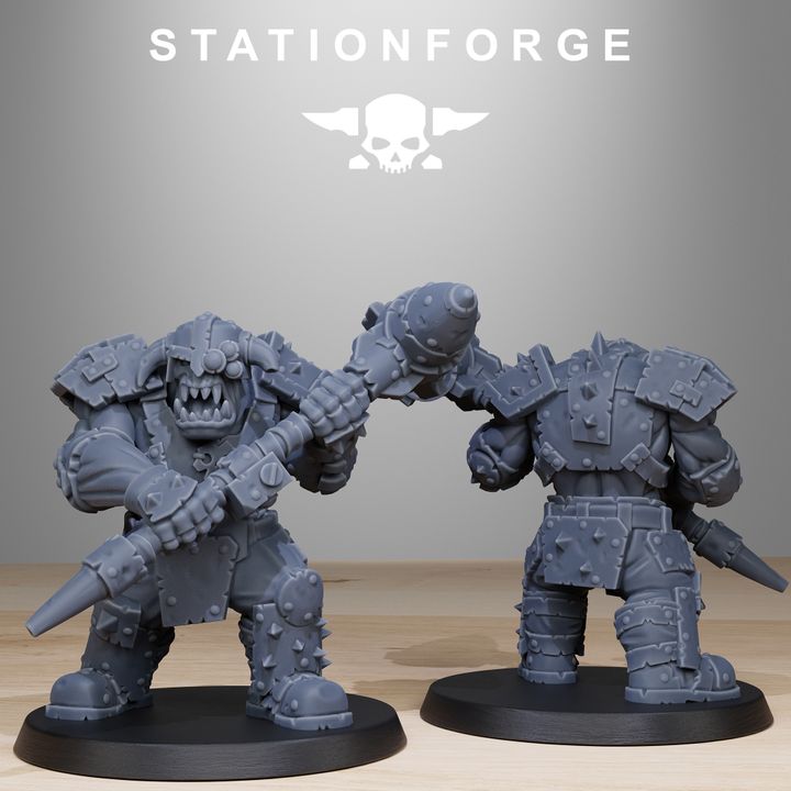 3D Printable Orkaz Smashers by Station Forge