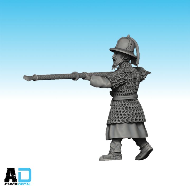 3D Printable Joseon Warriors in Chainmail by Wargames Atlantic