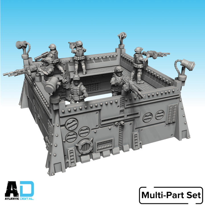3D Printable Ooh Rah Bunker by Wargames Atlantic