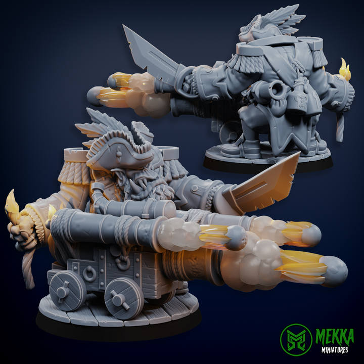 3D Printable The Flashy Pirate Set by Mekka Miniatures