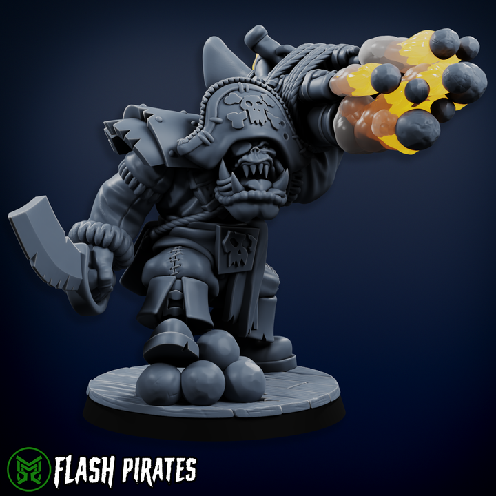 3D Printable The Flashy Pirate Set by Mekka Miniatures