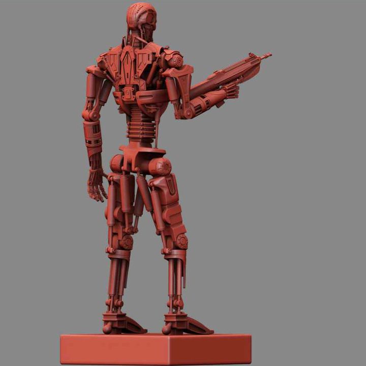 3D Printable T-600 XTerminator Salvation by SKYNET