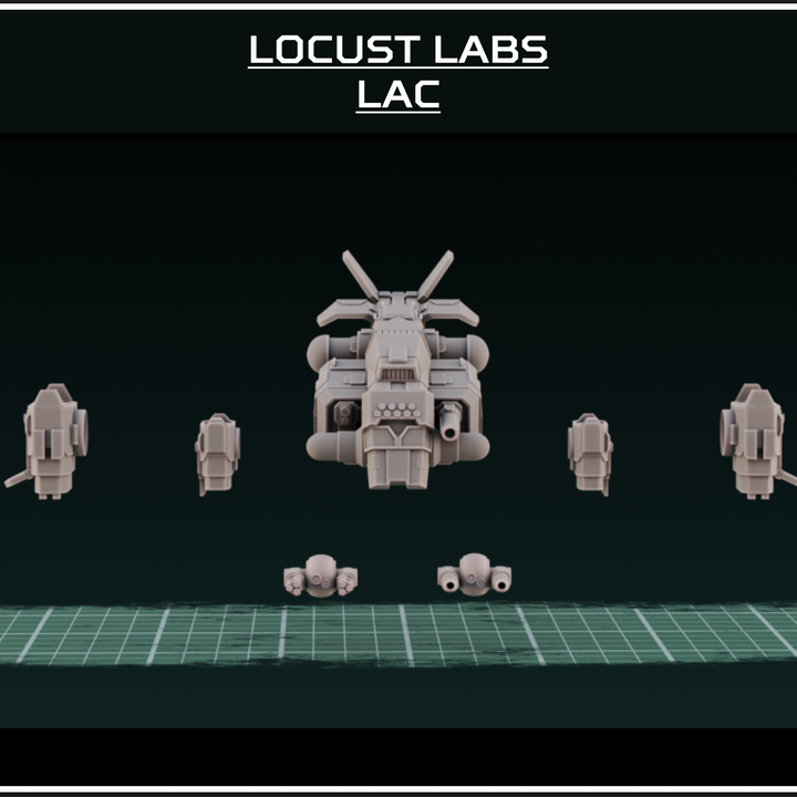 3D Printable 6mm Light Strike Craft by Locust_Labs