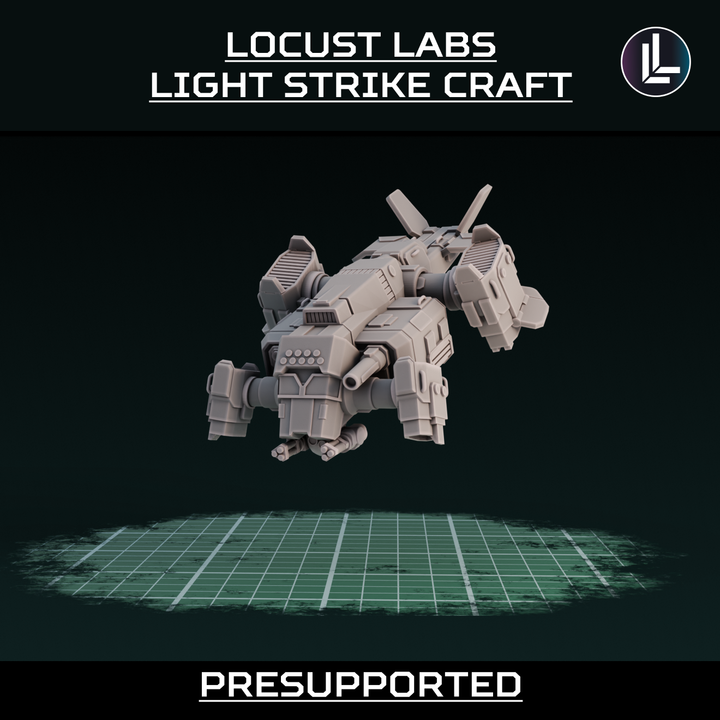 3D Printable 6mm Light Strike Craft by Locust_Labs