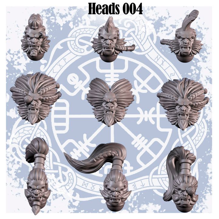 3D Printable Werwolf Heads by Sergeant Hammer