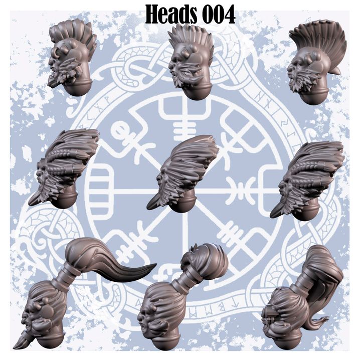 3D Printable Werwolf Heads by Sergeant Hammer