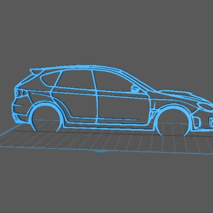 3D Printable Subaru - WRX GR Hatchback by Paul Wust
