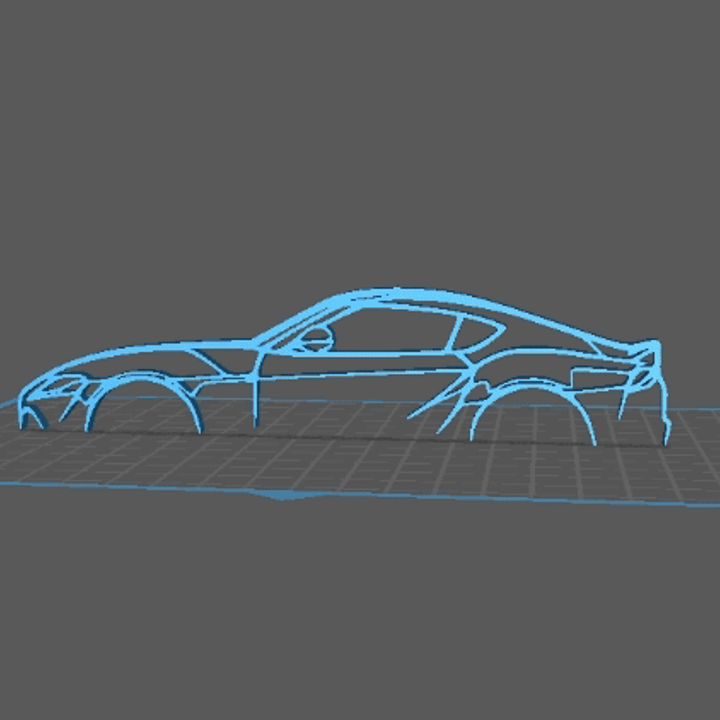3D Printable Toyota - Supra by Paul Wust