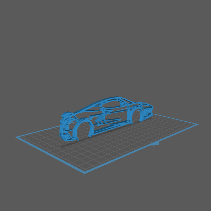 3D Printable Chevrolet - Corvette C8 by Paul Wust