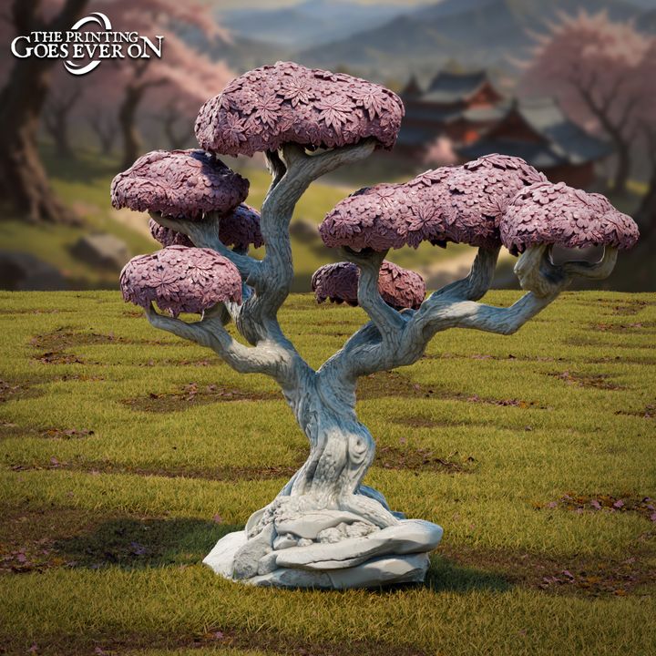 3D Printable Cherry Trees - Presupported by The Printing Goes Ever On