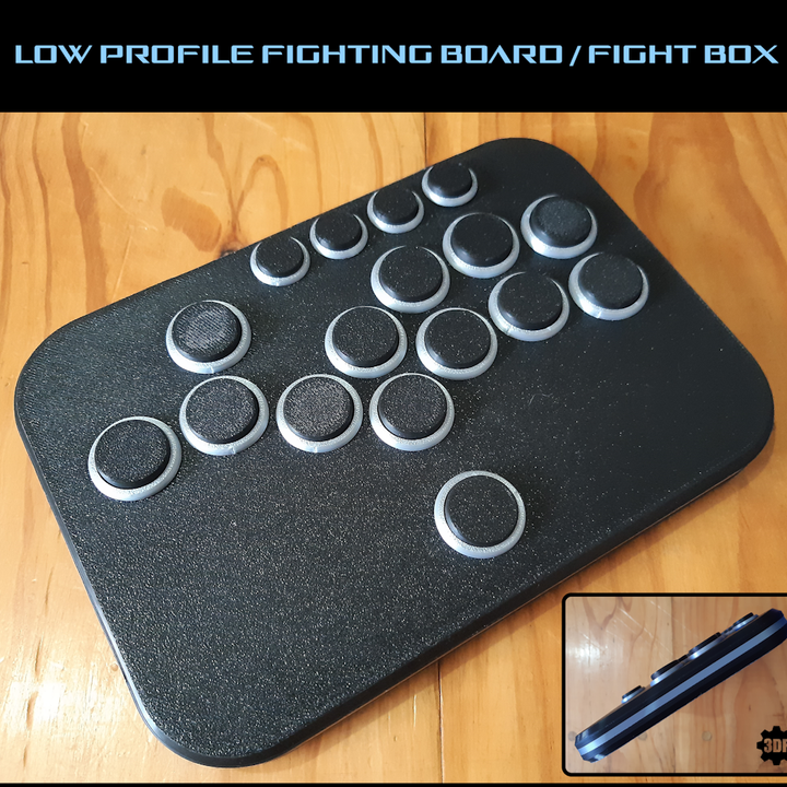 3D Printable Low Profile Fighting Board / Fight box by Adam Freeman