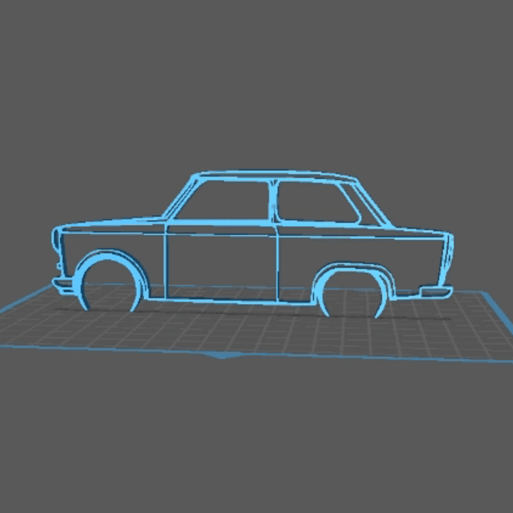 3D Printable Trabant - 601 by Paul Wust
