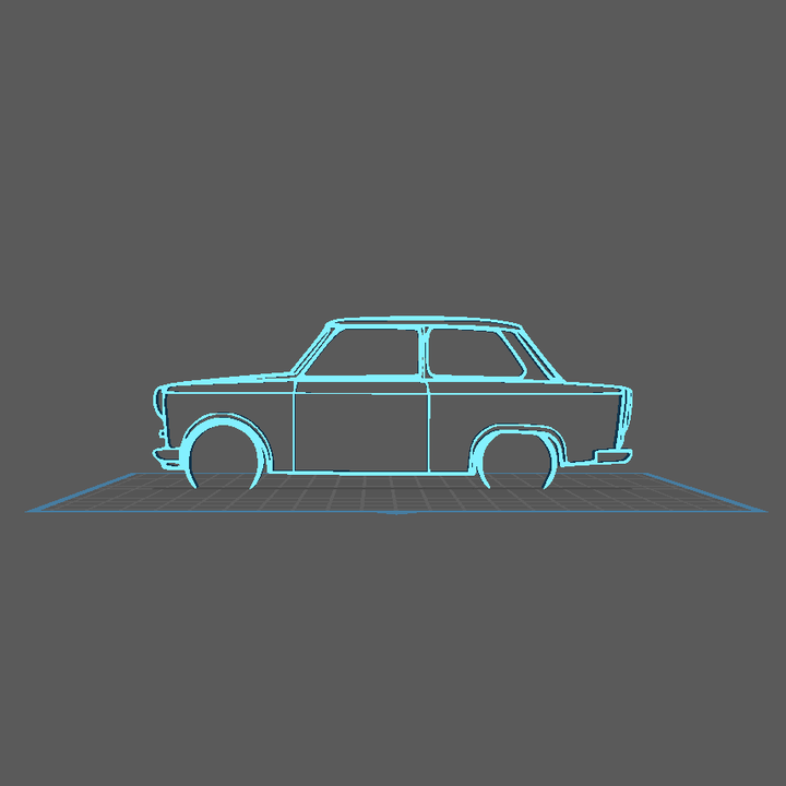 3D Printable Trabant - 601 by Paul Wust