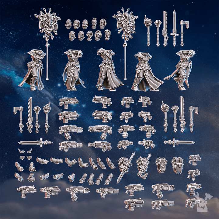 3D Printable White Fangs Hunters (build kit) by dakkadakka.store