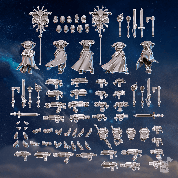 3D Printable White Fangs Hunters (build kit) by dakkadakka.store