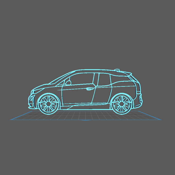 3D Printable BMW - i3 by Paul Wust