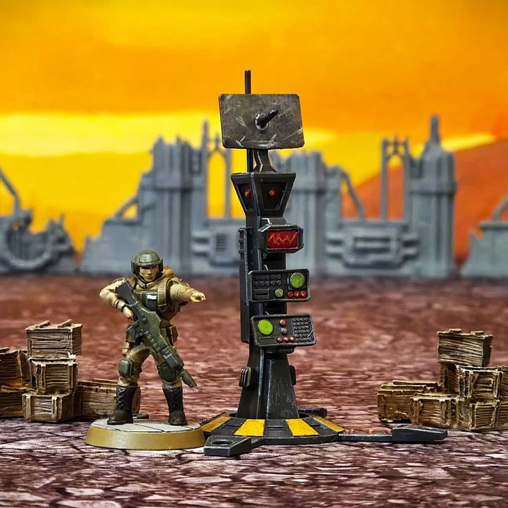 3D Printable Listening Post by BadgersArmoury