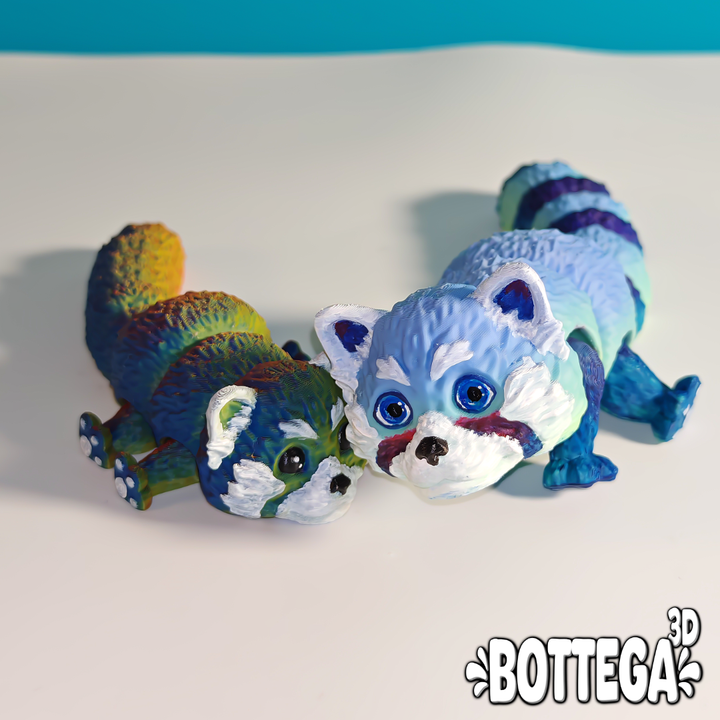 3D Printable RED PANDA, articulated, flexi, toy by NOZZLE NOOK