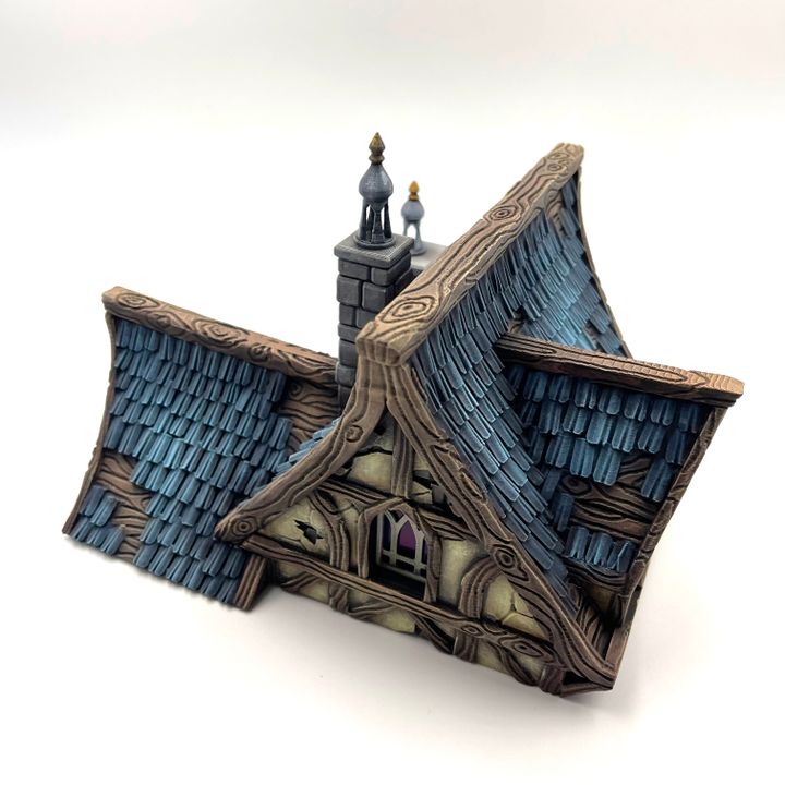 3D Printable The Merchant's House - Fantasy Store - Medieval Building ...