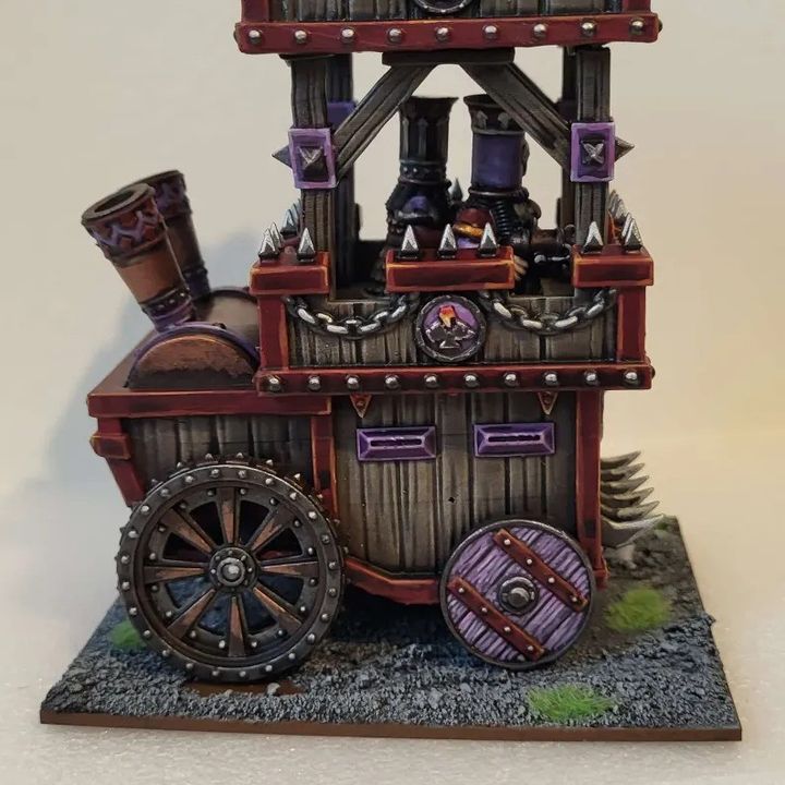 3D Printable Anvilbreakers- Dwarfs of Chaos Juggernaut by Tom Wiggins