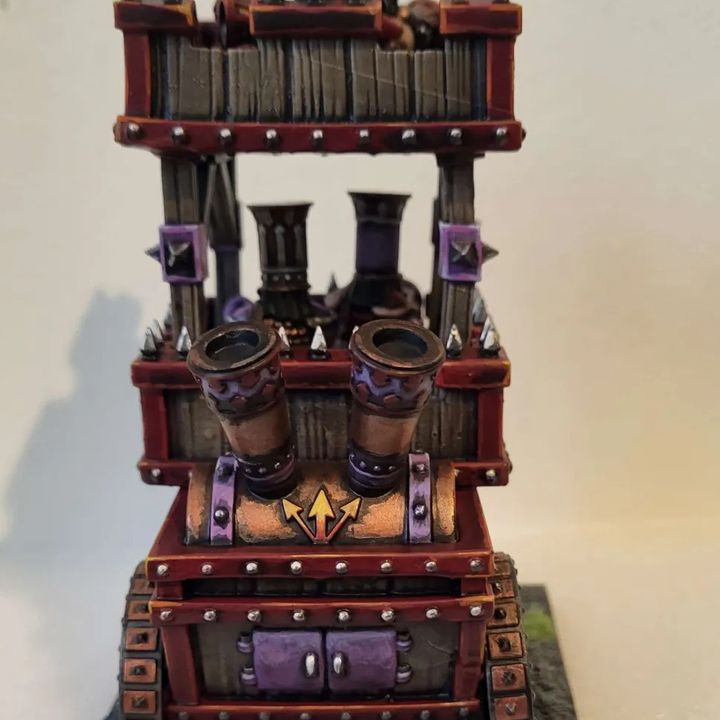 3D Printable Anvilbreakers- Dwarfs of Chaos Juggernaut by Tom Wiggins