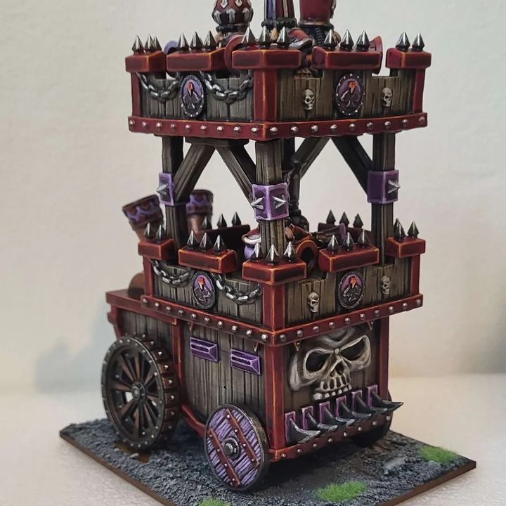 3D Printable Anvilbreakers- Dwarfs of Chaos Juggernaut by Tom Wiggins